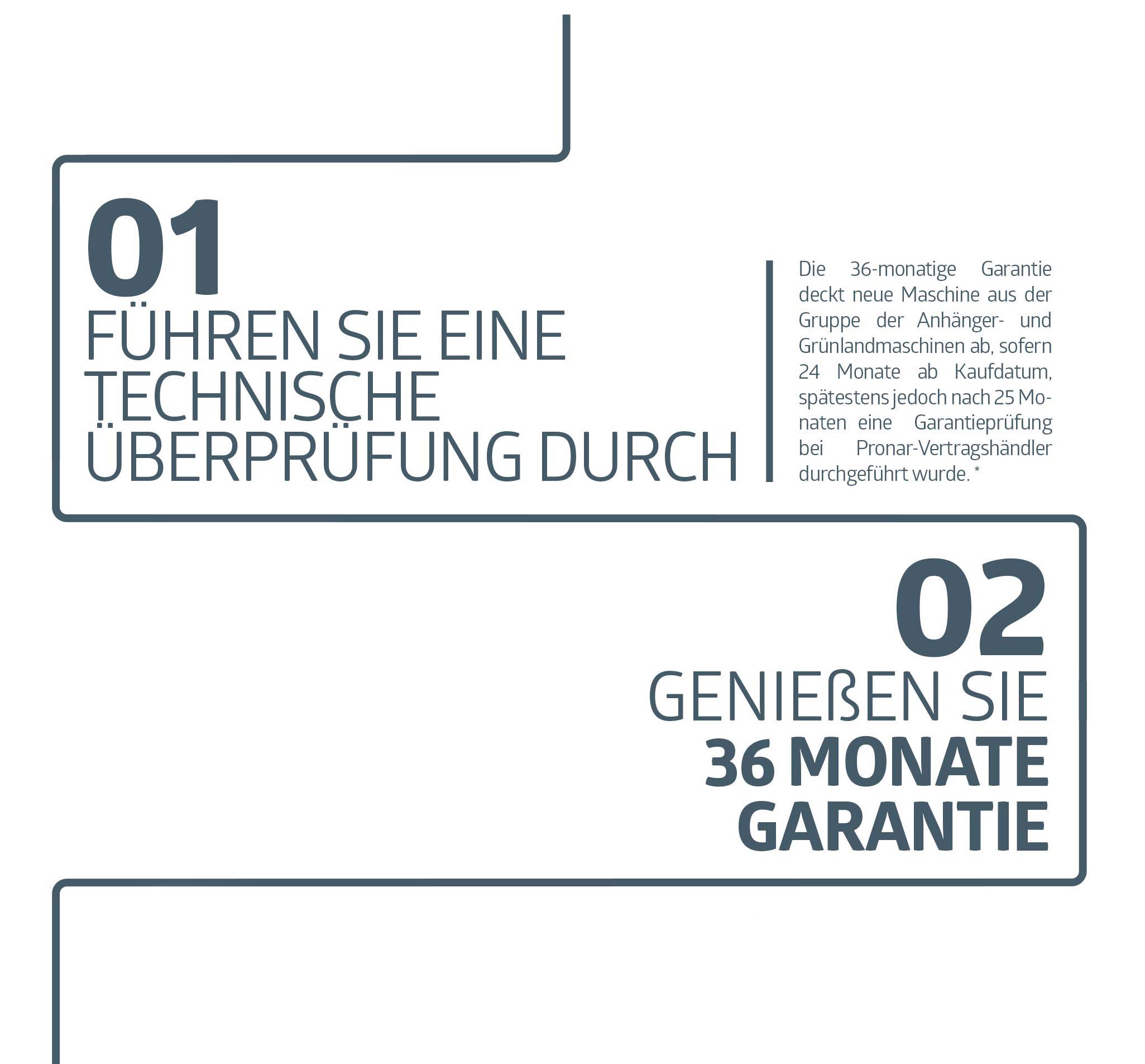 Garantie 36 Monate - Pronar Sp. z o.o.